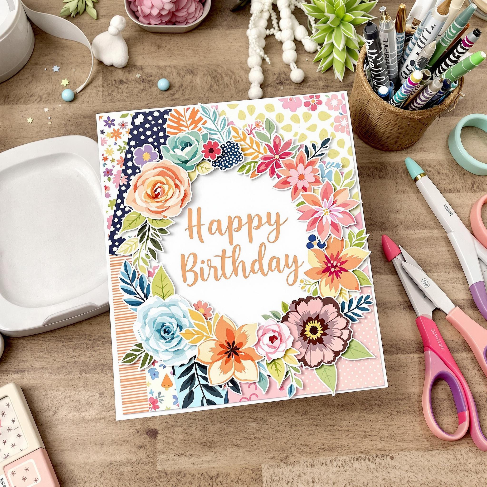 Créer une carte d’anniversaire originale avec la Cricut : Guide facile ...