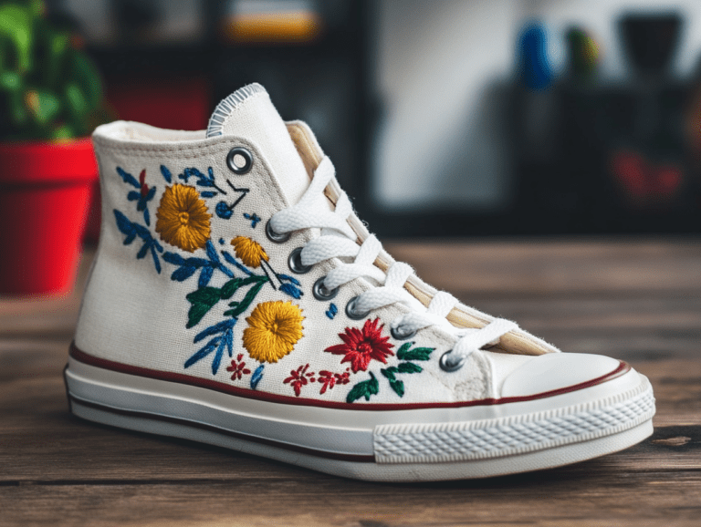 Comment customiser ses baskets avec de la broderie facilement - Le ...