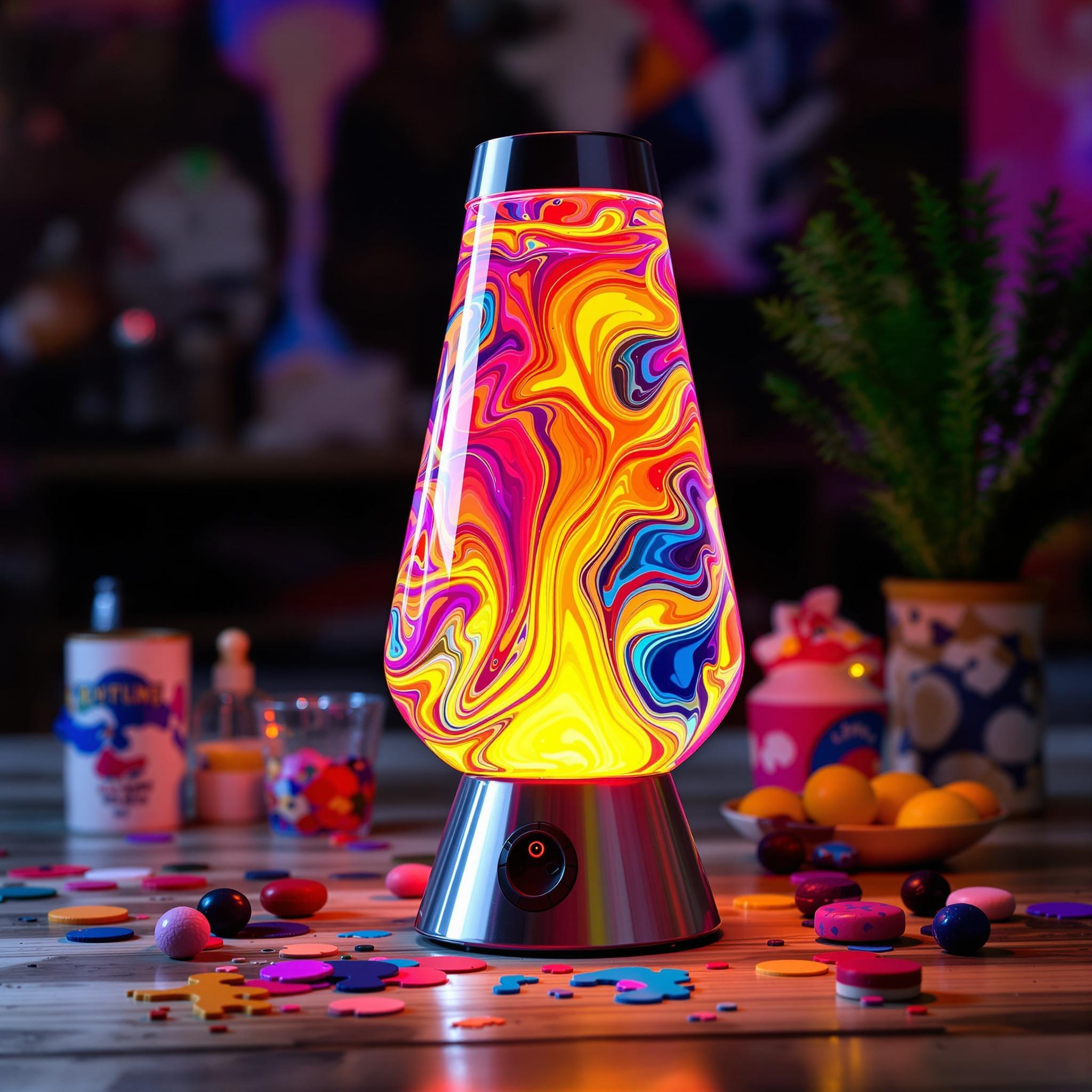 Découvrez comment réaliser une lampe à lave DIY inspirée des années 70 ...