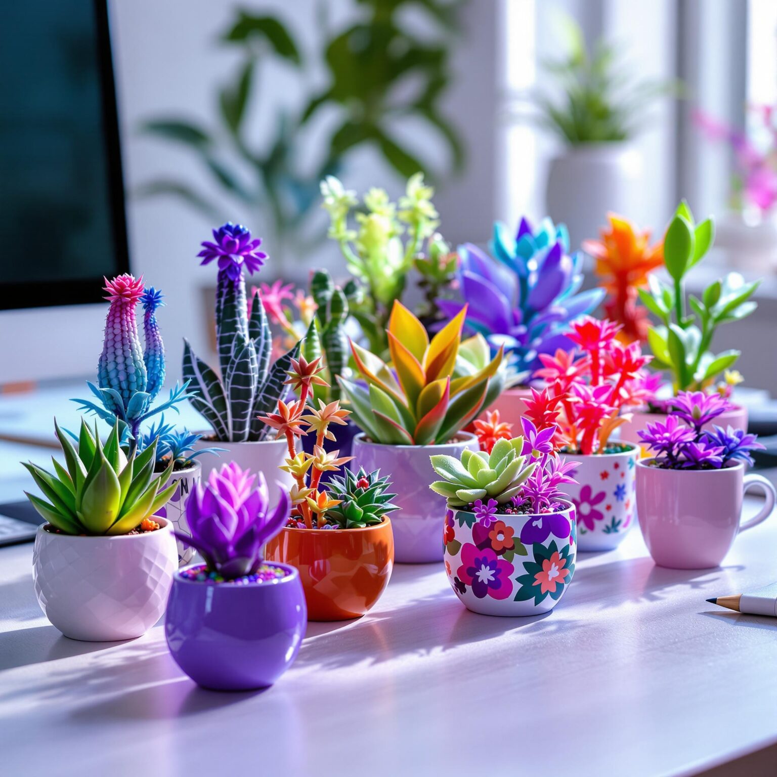 Créez des mini plantes en Fimo pour embellir votre bureau ! - Le Loisir ...