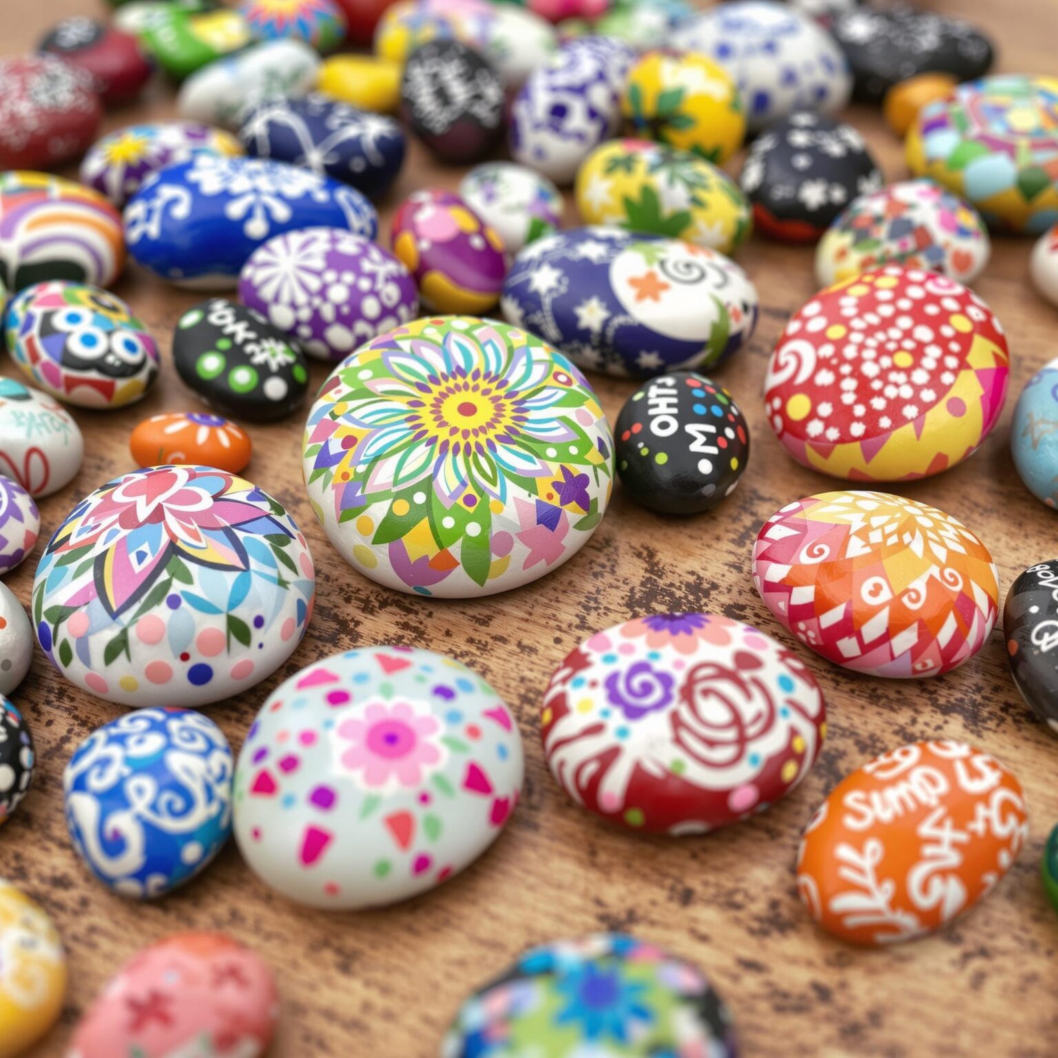 Décoration de galets : créez des œuvres d'art naturelles et accessibles ...