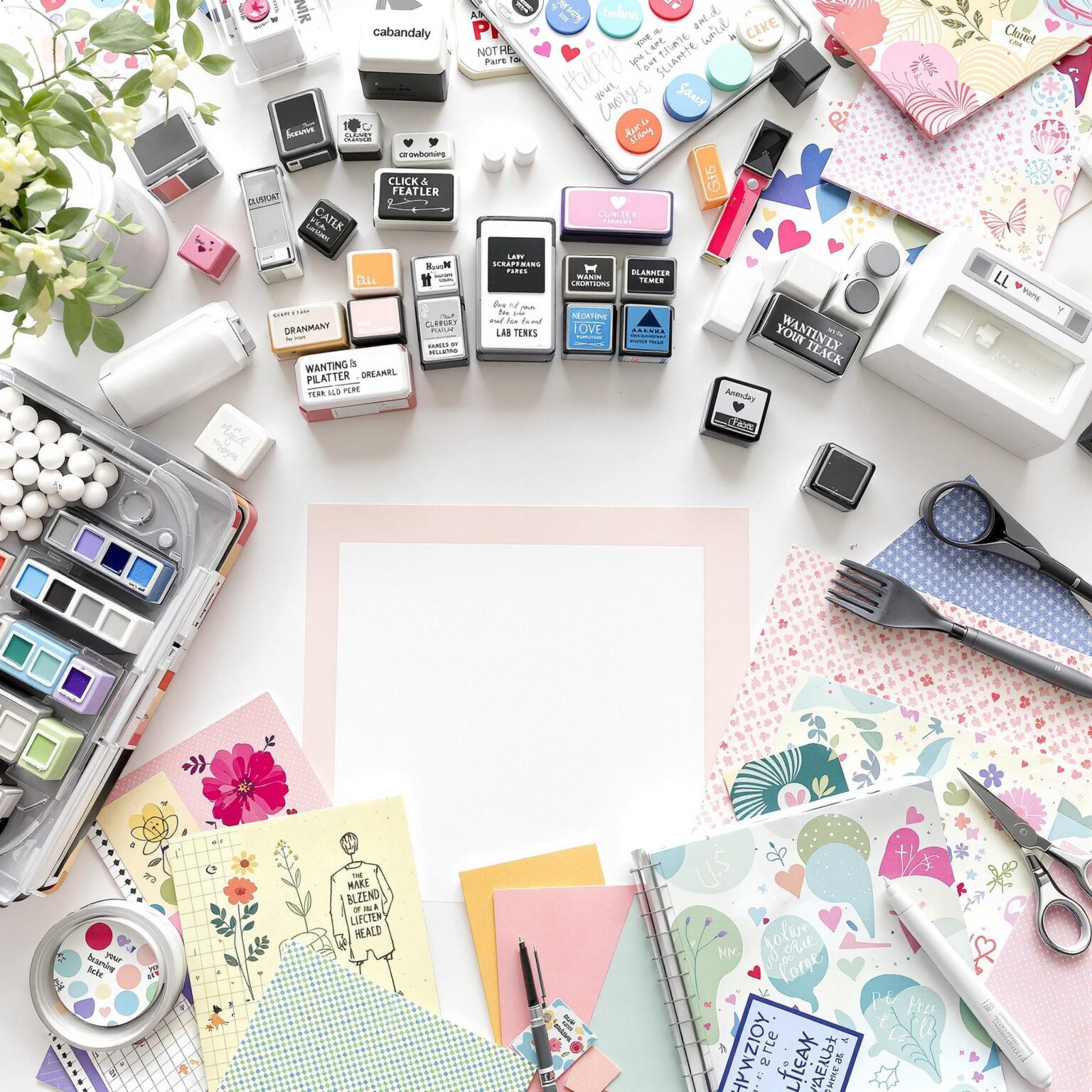 Utiliser un tampon : guide pratique pour le scrapbooking et la ...