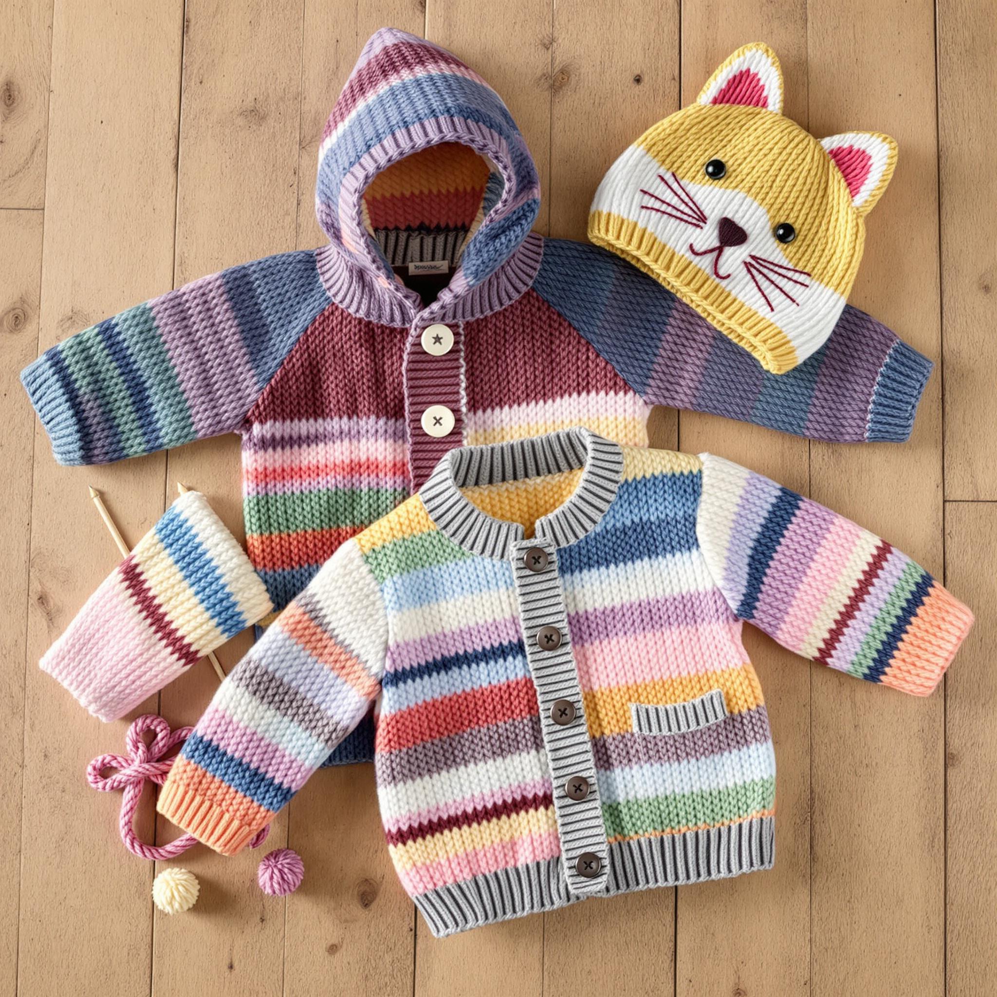 Tricoter une layette : 3 modèles gratuits pour vos créations enfants ...