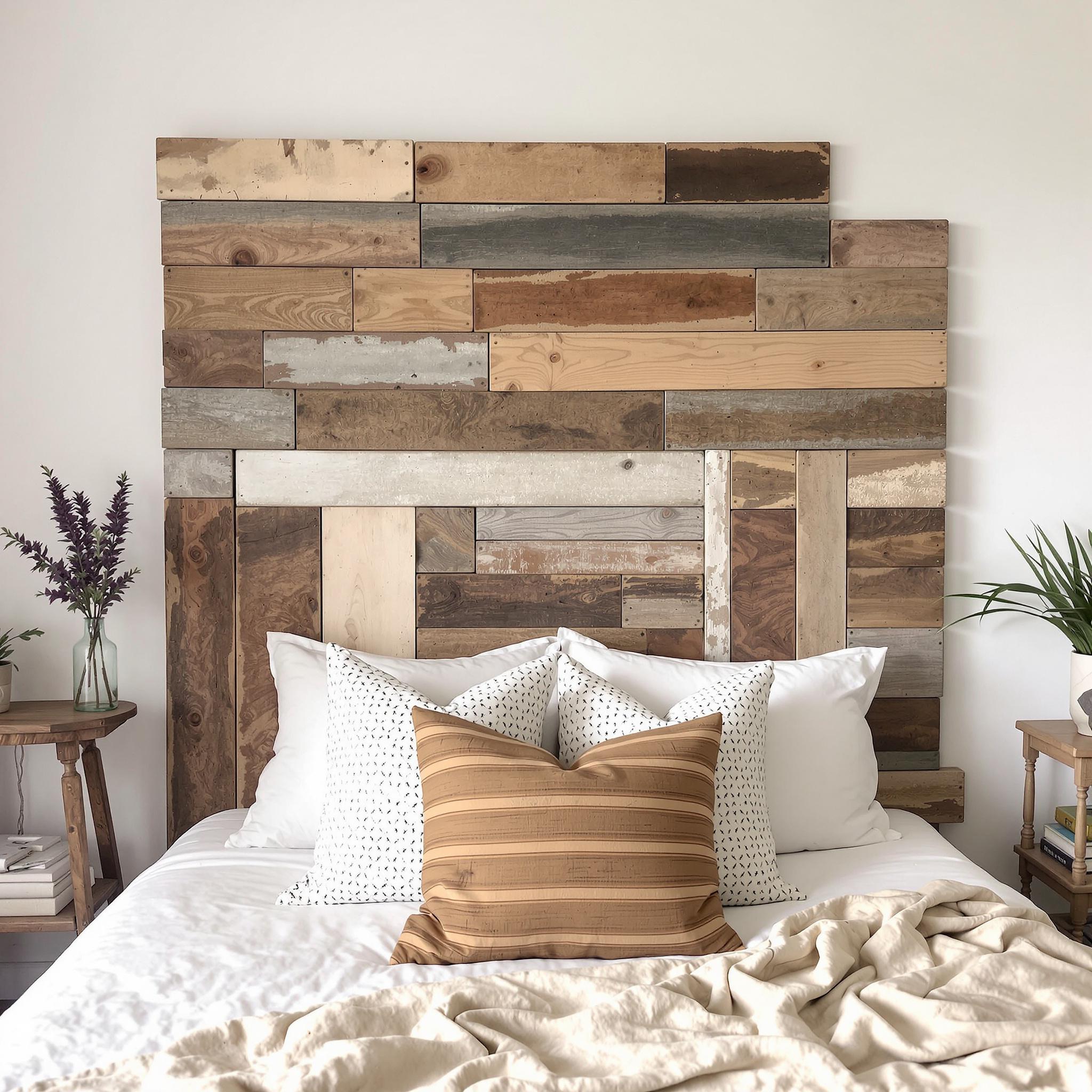 Comment créer une tête de lit bohème à partir de matériaux récupérés ...