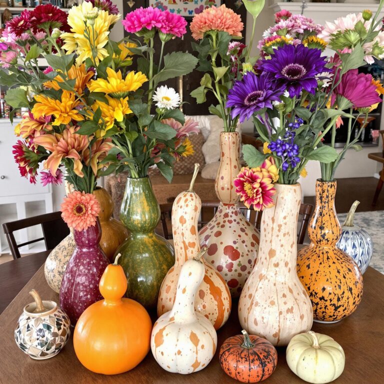 Découvrez le vase coloquinte : une création éphémère et colorée - Le ...